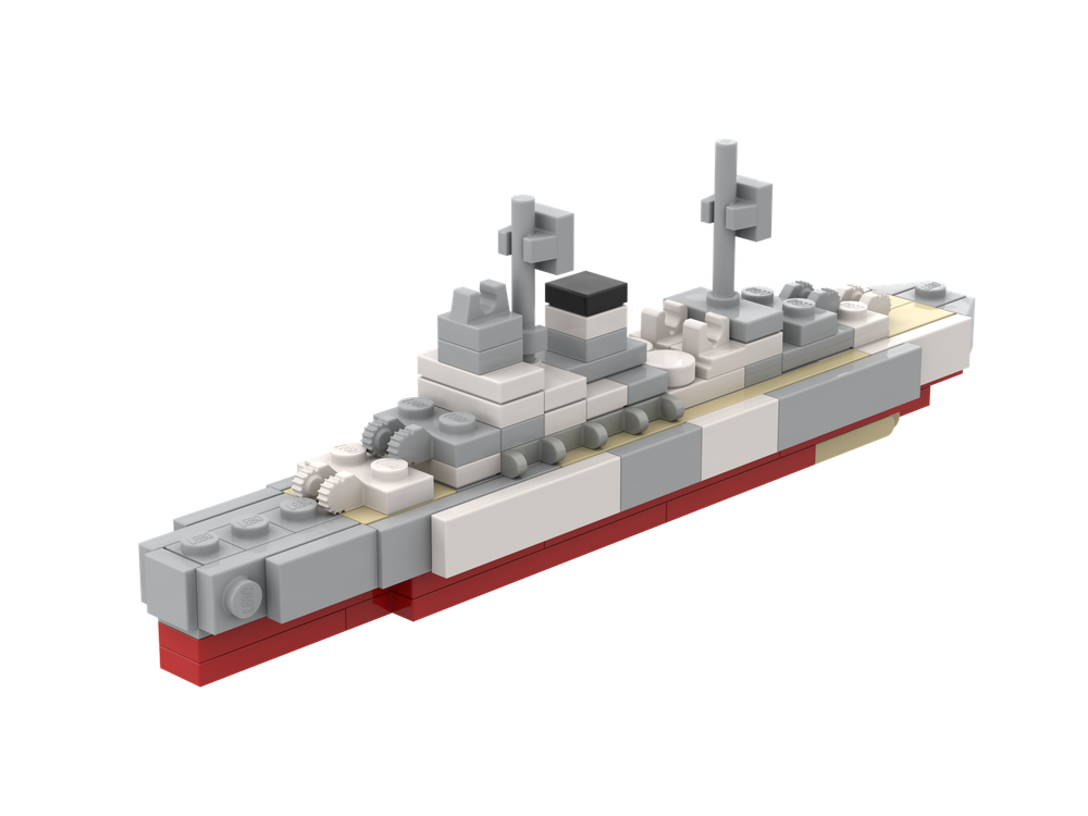LEGO MOC HMS Warspite Battleship by The Bobby Brix Channel ...