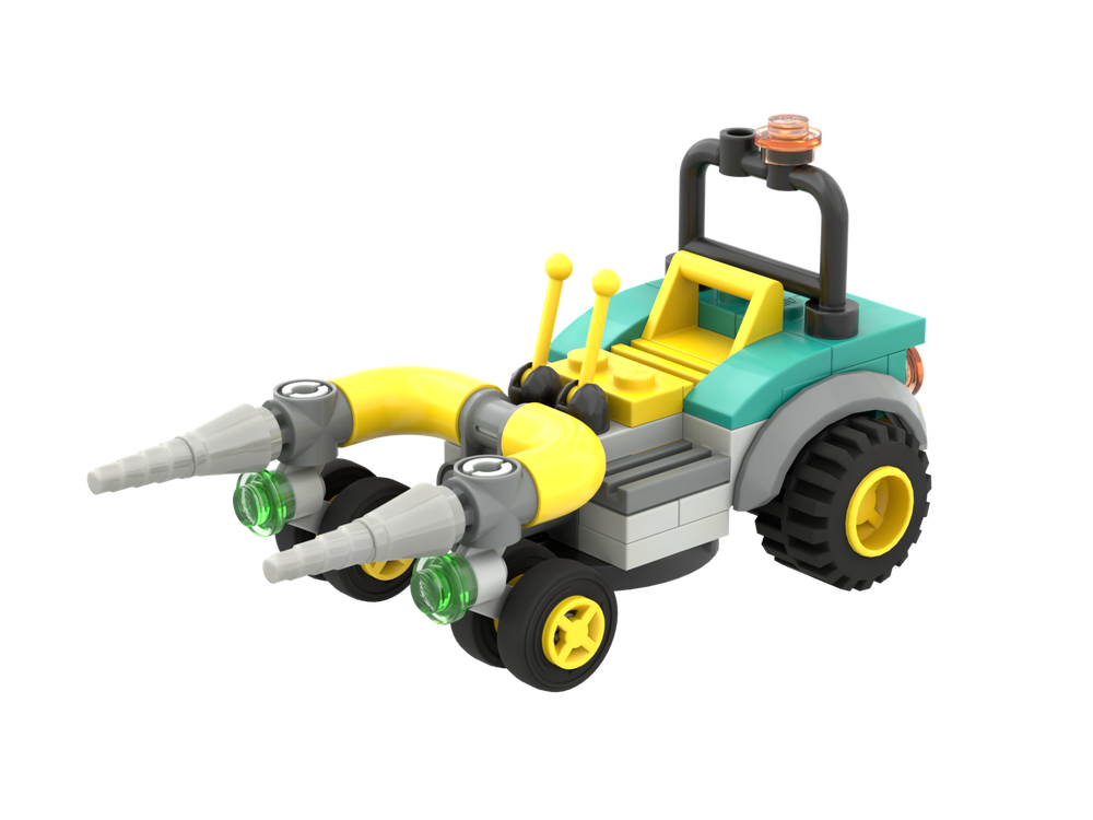 LEGO MOC Malachite Mower by Umikaloo | Rebrickable - Build with LEGO