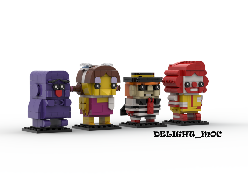 LEGO MOC Mcdonald Characters Bundle by delight_moc | Rebrickable ...