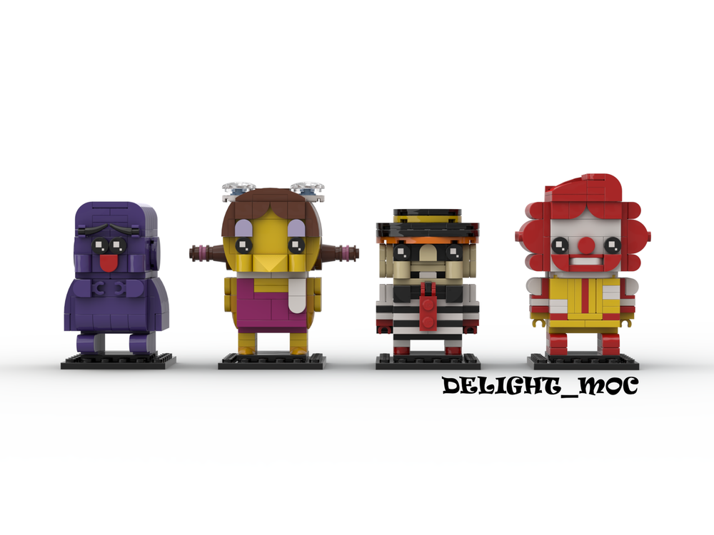 LEGO MOC Mcdonald Characters Bundle by delight_moc | Rebrickable ...