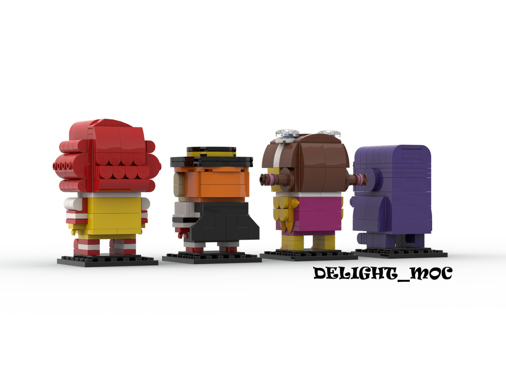 LEGO MOC Mcdonald Characters Bundle by delight_moc | Rebrickable ...