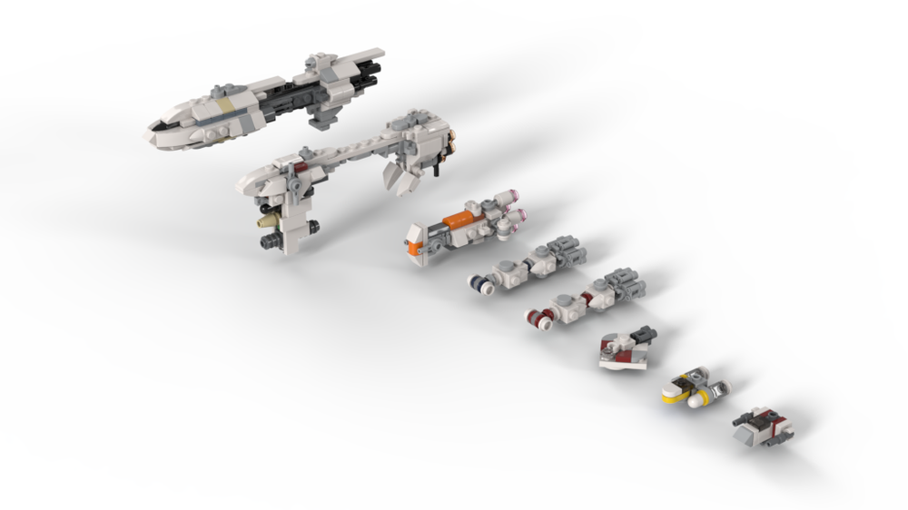 LEGO MOC Ultramicro New Republic Defence Fleet : Ahsoka Season 1 by ...