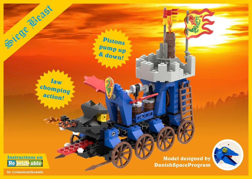 LEGO MOC Siege Beast by classicstylecastle | Rebrickable - Build with LEGO