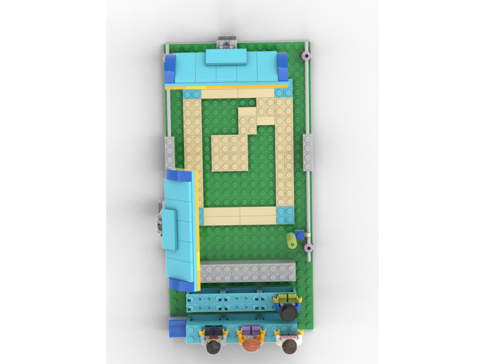 LEGO MOC Base Ball Stadium by Kid Stripes | Rebrickable - Build with LEGO