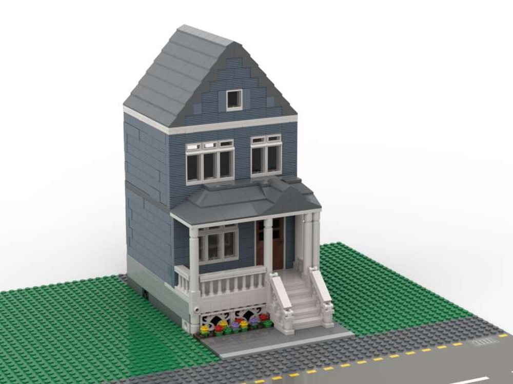 LEGO MOC Modular Family House by michaelbaek | Rebrickable - Build with ...