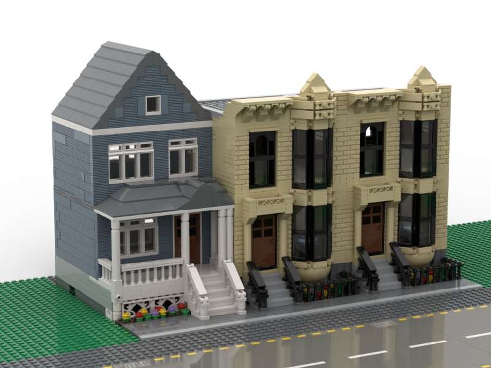 LEGO MOC Modular Family House by michaelbaek | Rebrickable - Build with ...