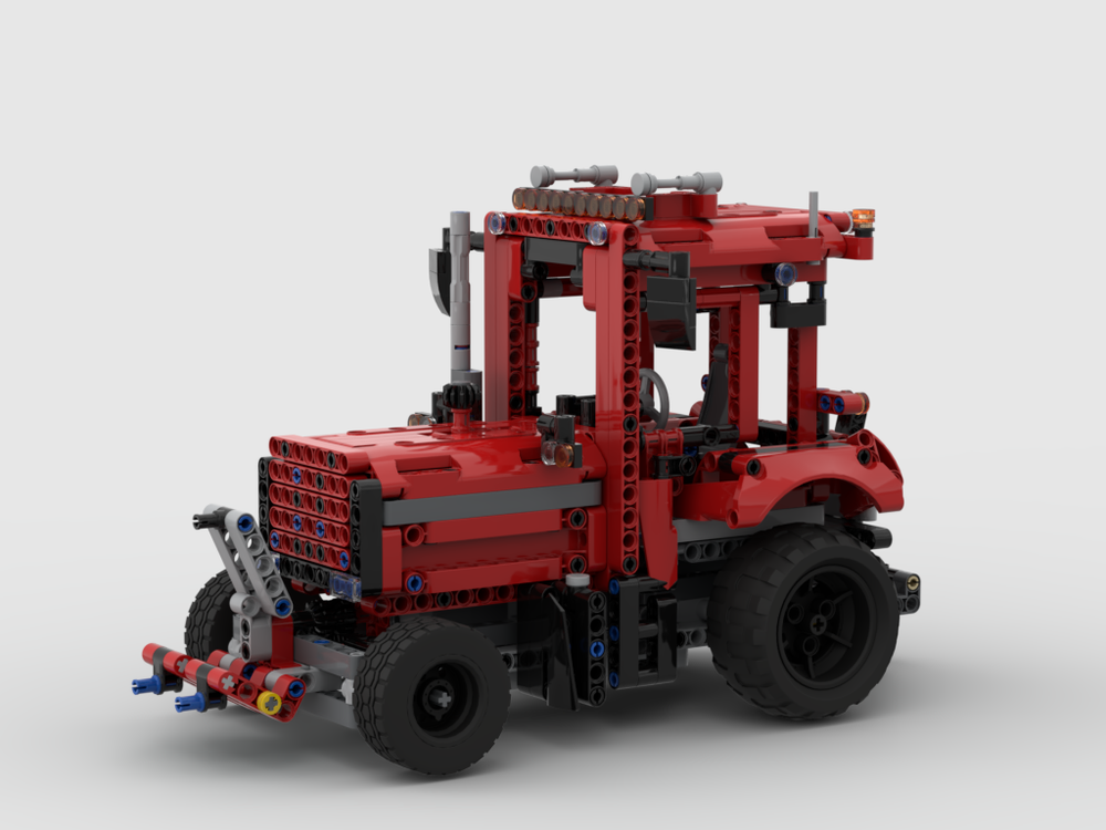 LEGO MOC tractor by Reinard | Rebrickable - Build with LEGO