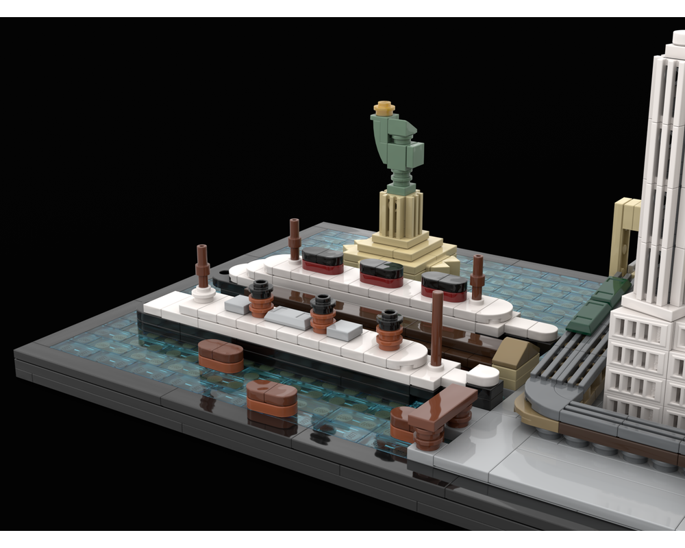 Lego Moc New York City Skyline 1930s By Taters Rebrickable Build