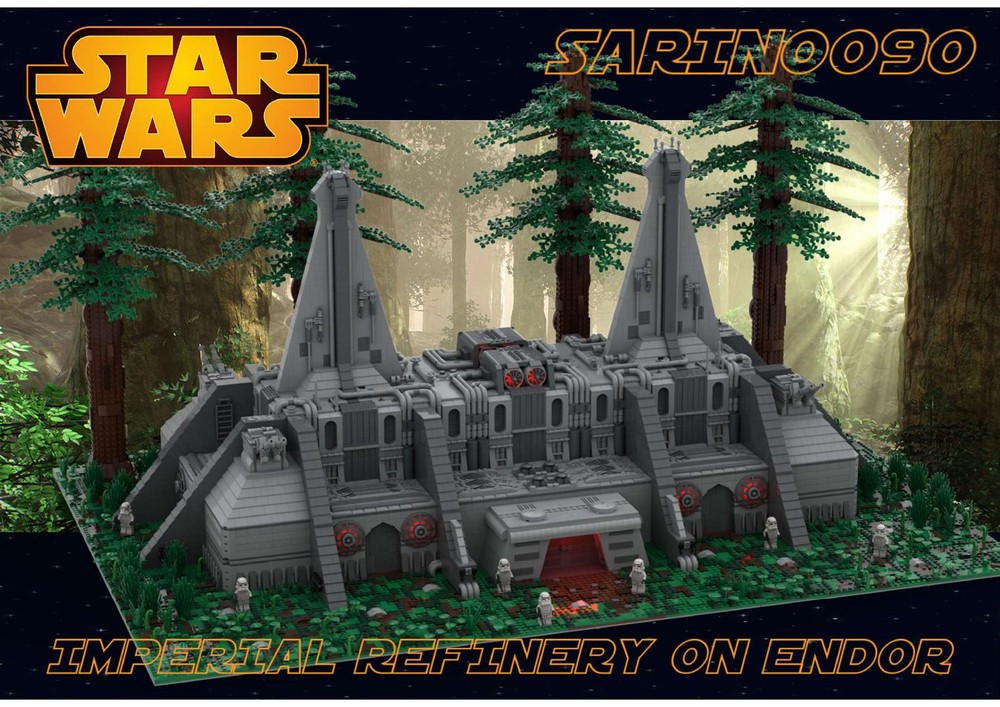 LEGO MOC SW - Imperial Refinery on Endor by Sarinoo90 | Rebrickable ...