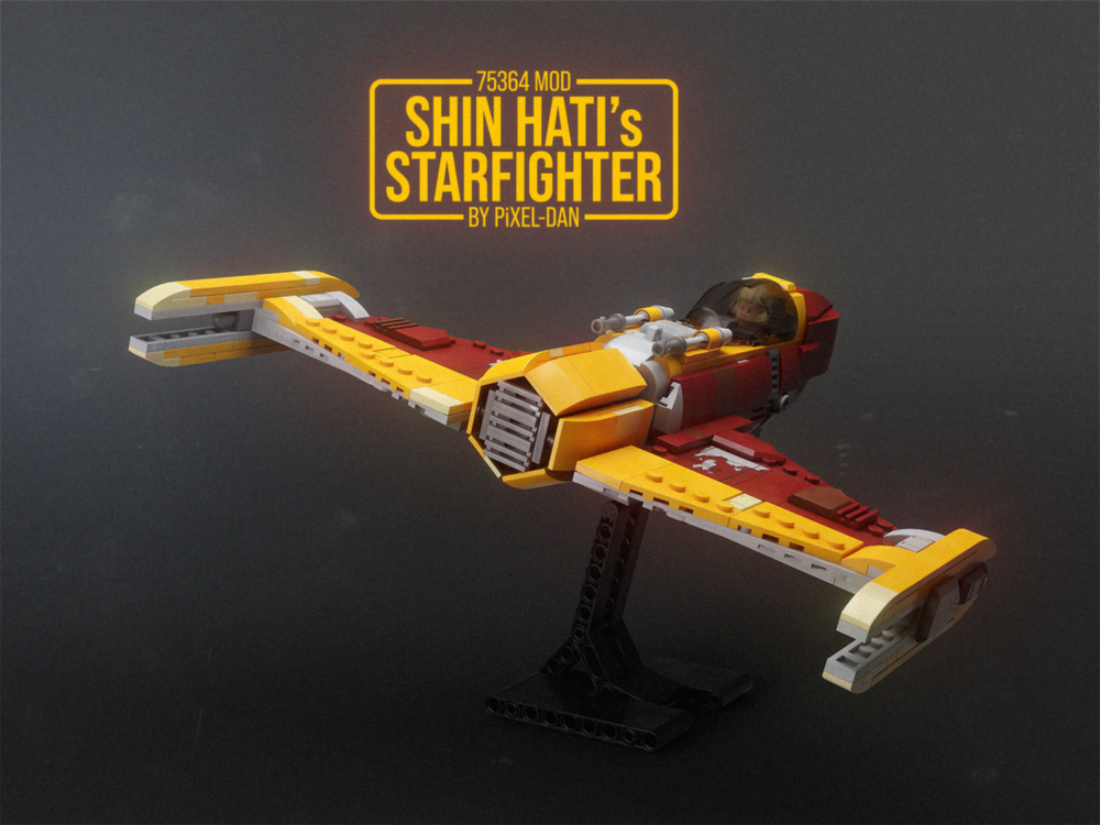 Lego Moc Pixel Dans 75364 Shin Hati Starfighter Modifications Incl
