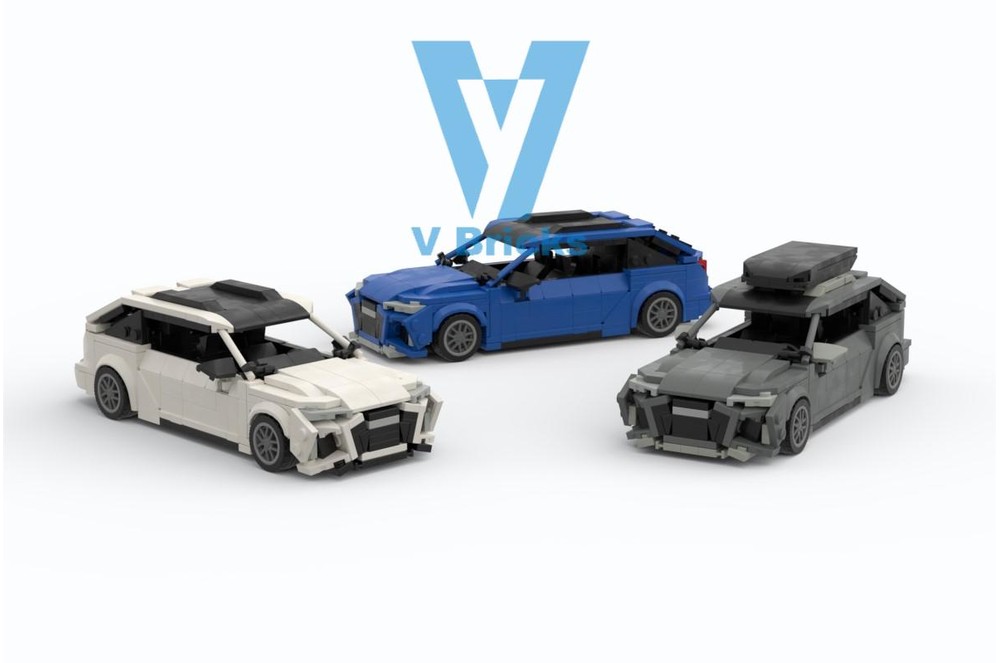 Lego Moc Audi Rs6 Avant Wagon By Vbricks Rebrickable Build With Lego