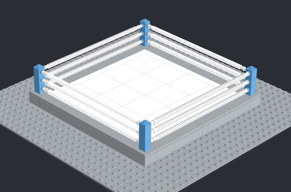 LEGO MOC WWE Ring by DarceVader | Rebrickable - Build with LEGO