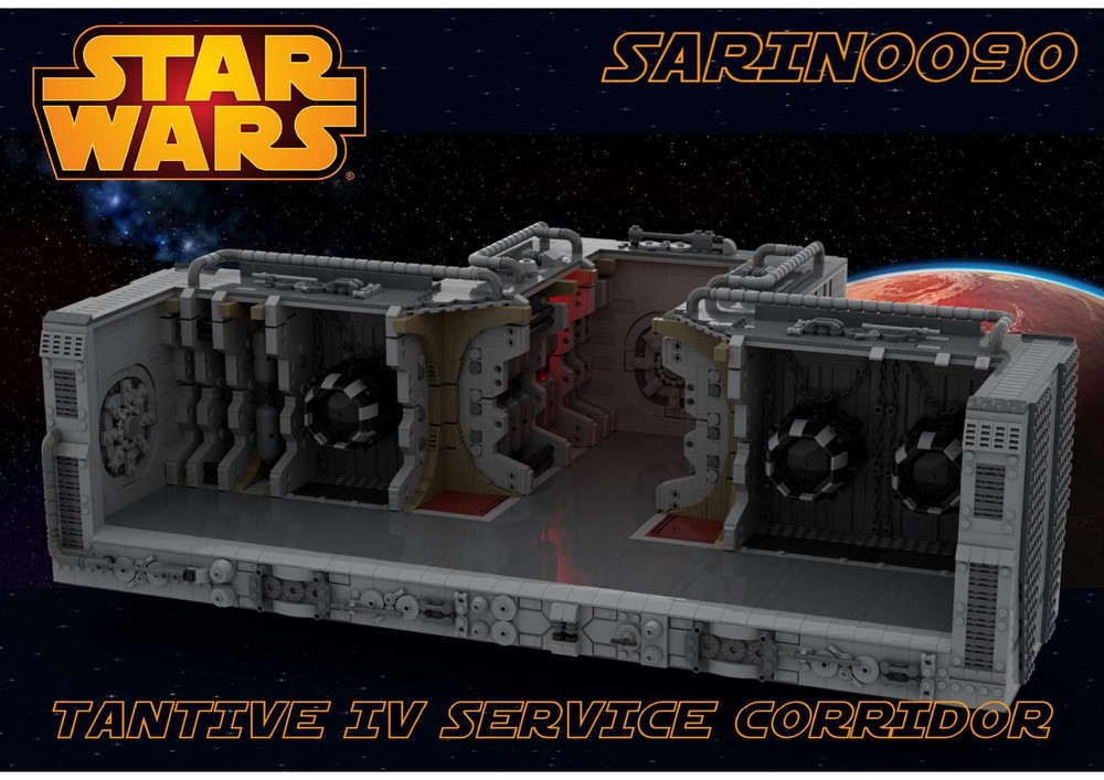 LEGO MOC SW - Tantive IV Service Corridor by Sarinoo90 | Rebrickable ...