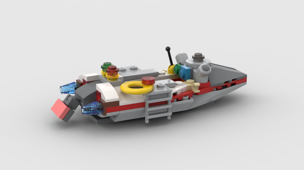 LEGO MOC Speedboat B - Liberate by whytewulf92 | Rebrickable - Build ...