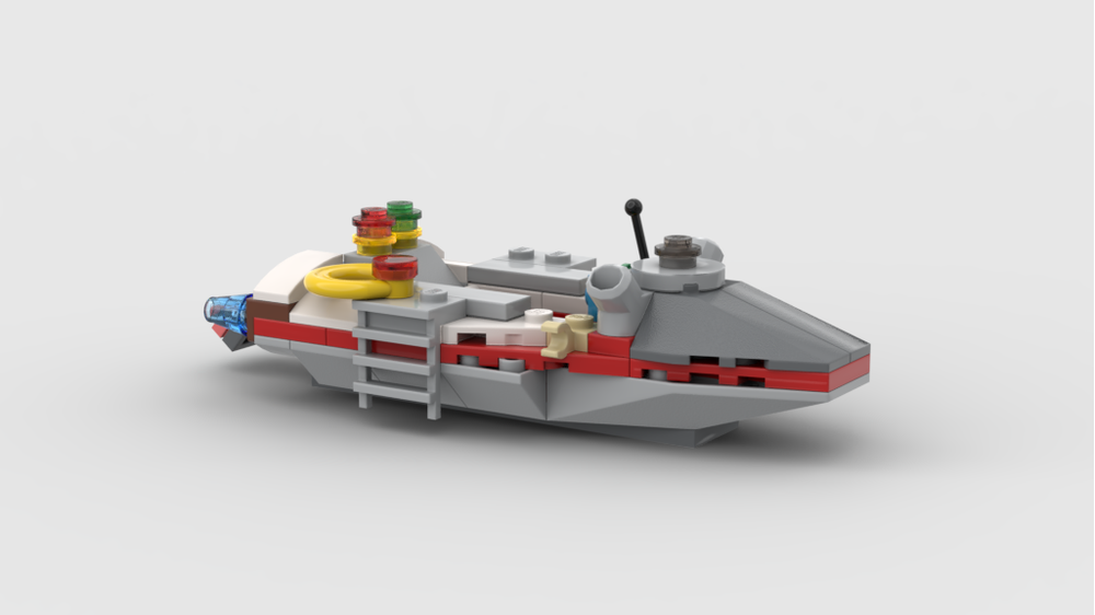 Lego Moc Speedboat B Liberate By Whytewulf92 Rebrickable Build