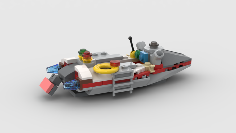 Lego Moc Speedboat B Liberate By Whytewulf92 Rebrickable Build