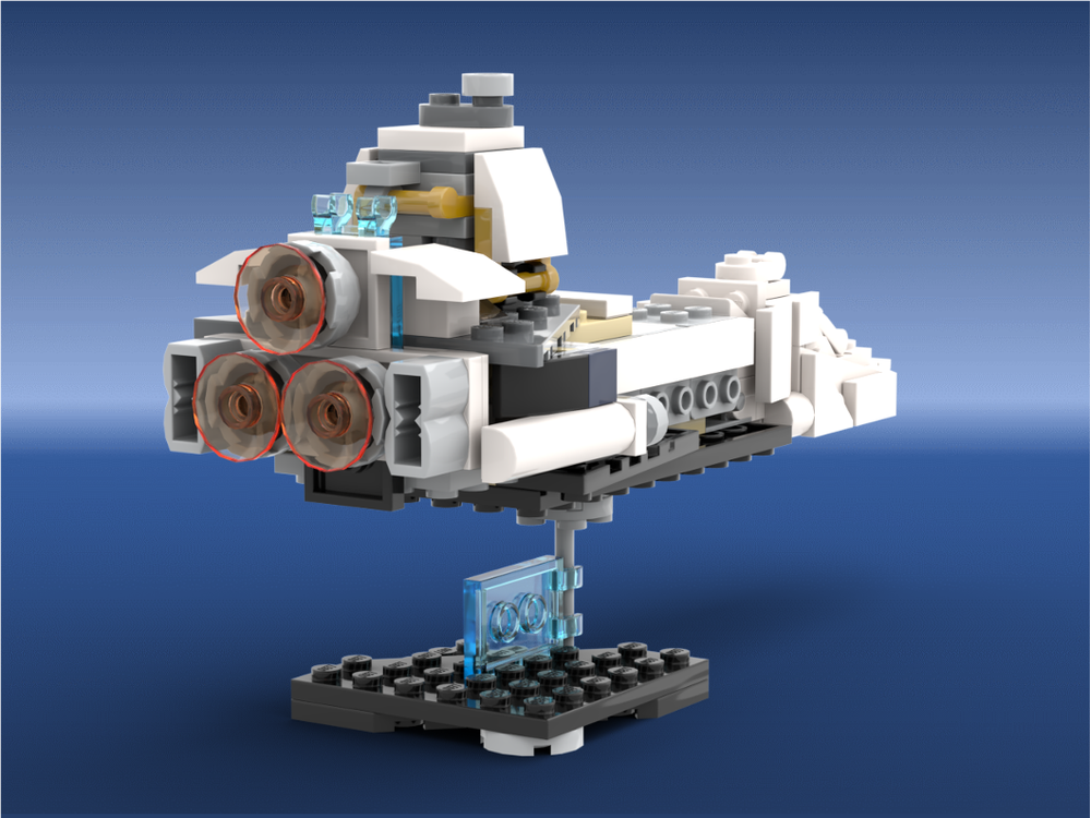 LEGO MOC Dauntless-Class Light Cruiser, Unofficial Fan-Design and 31134 ...