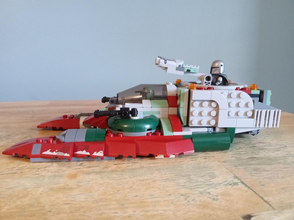 Lego Moc 75312 Boba Fetts Starship Alt Build Fighter Tank By Ttuu