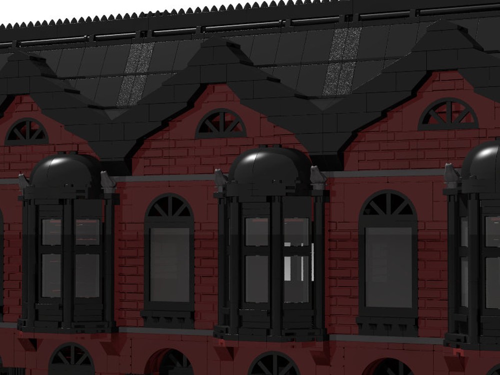 Lego Moc Modular Victorian House By Michaelbaek Rebrickable Build