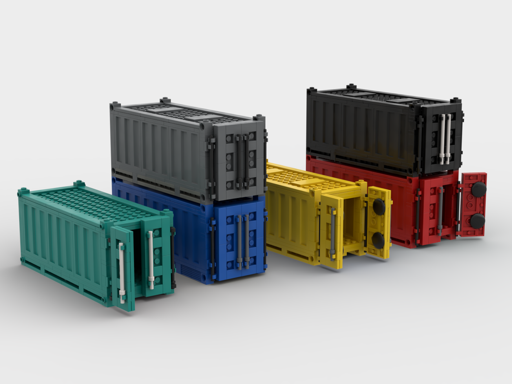 LEGO MOC 20 stud Container by owstin | Rebrickable - Build with LEGO