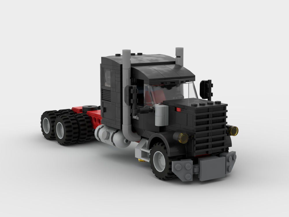 LEGO MOC American Long Road Truck by owstin | Rebrickable - Build with LEGO