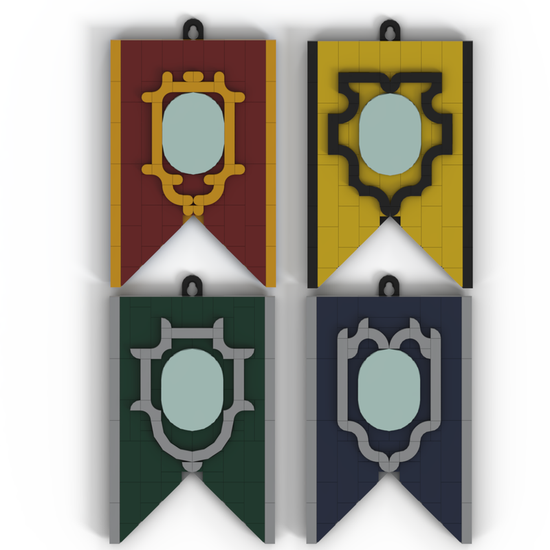 LEGO MOC Hogwarts House Banners by mobius1514 | Rebrickable - Build ...