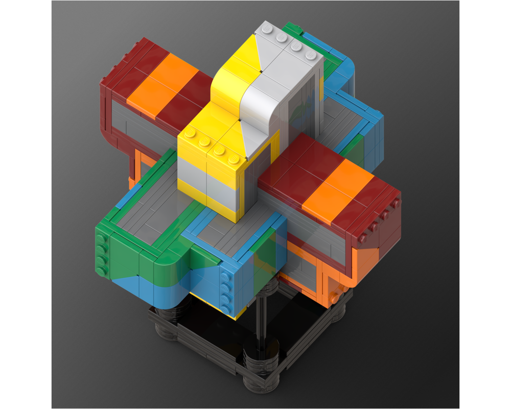 LEGO MOC Level 5 Burr riddle by the_bricked_cave | Rebrickable - Build ...