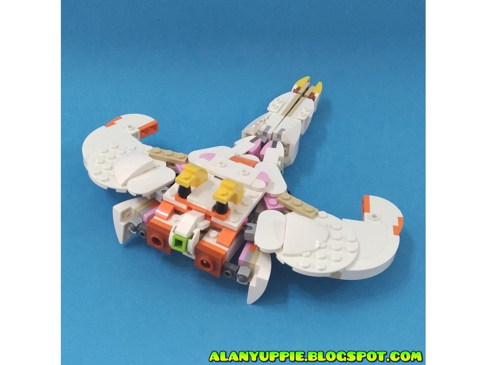 LEGO MOC Transformer Jet plane from LEGO creator 31133:White rabbit by ...