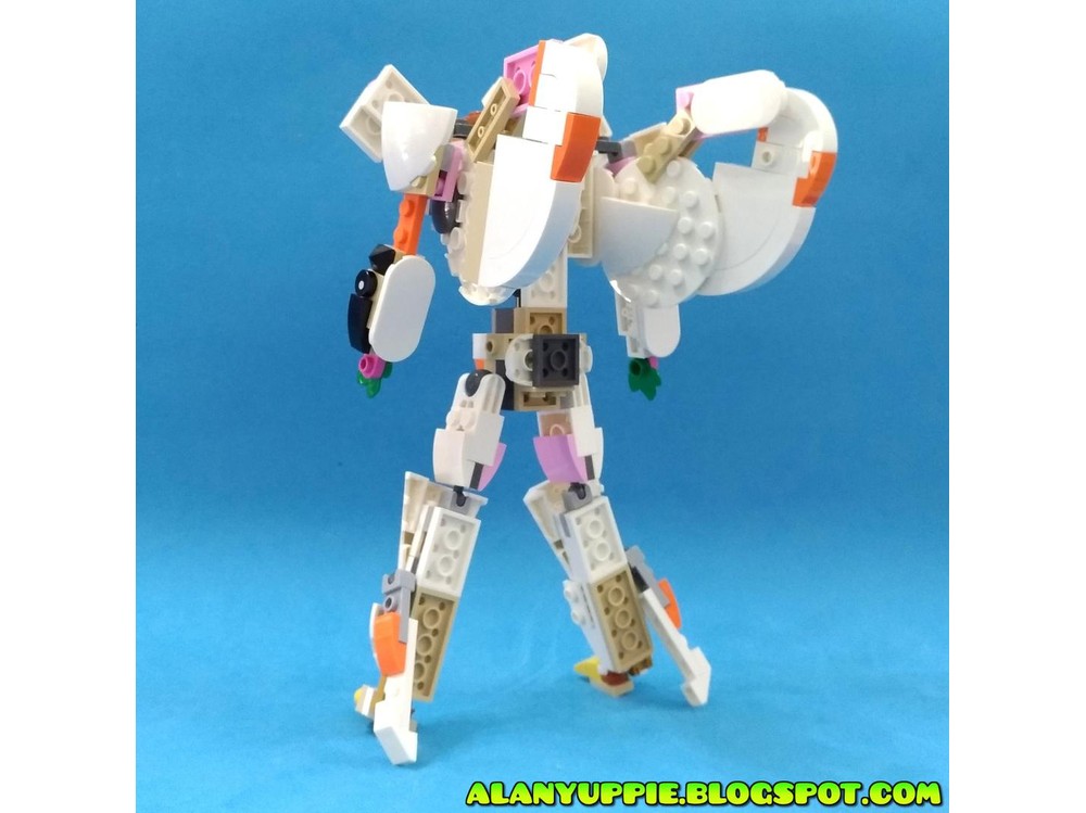 Lego Moc Transformer Jet Plane From Lego Creator 31133white Rabbit By