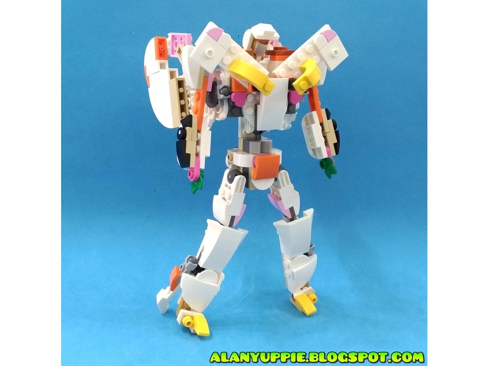 LEGO MOC Transformer Jet plane from LEGO creator 31133:White rabbit by ...