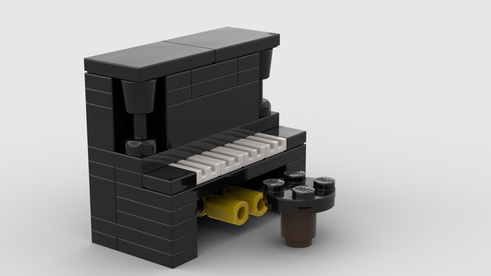 Lego Moc Piano By Tom Designs Rebrickable Build With Lego