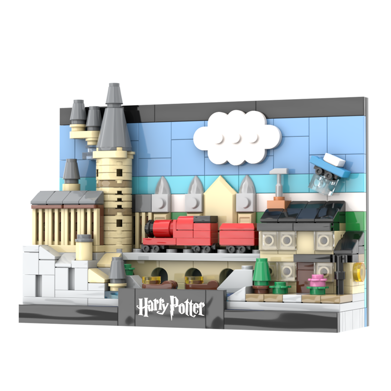 LEGO MOC Harry Poter postcard by 菲菲家的金子 | Rebrickable - Build with LEGO