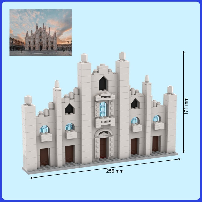 LEGO MOC Duomo Milano by carede | Rebrickable - Build with LEGO