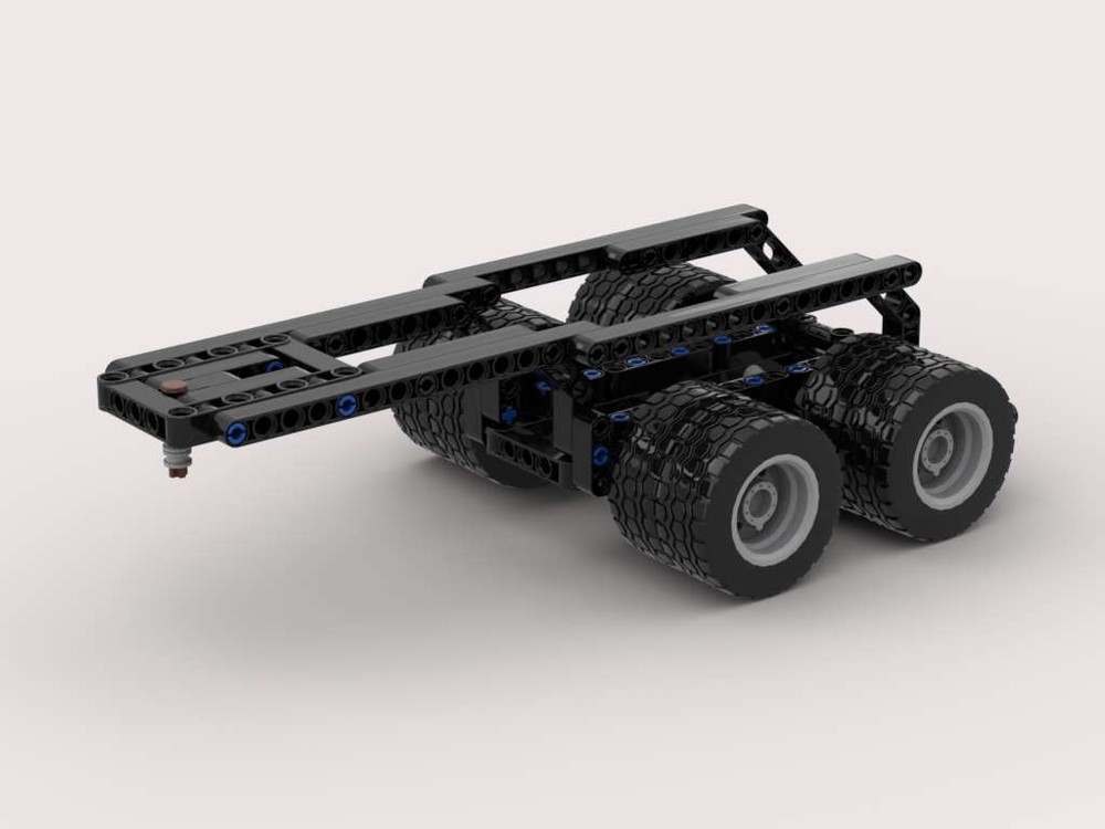 LEGO MOC Basic Trailer Chassis 1:21 by Treckerboy | Rebrickable - Build ...