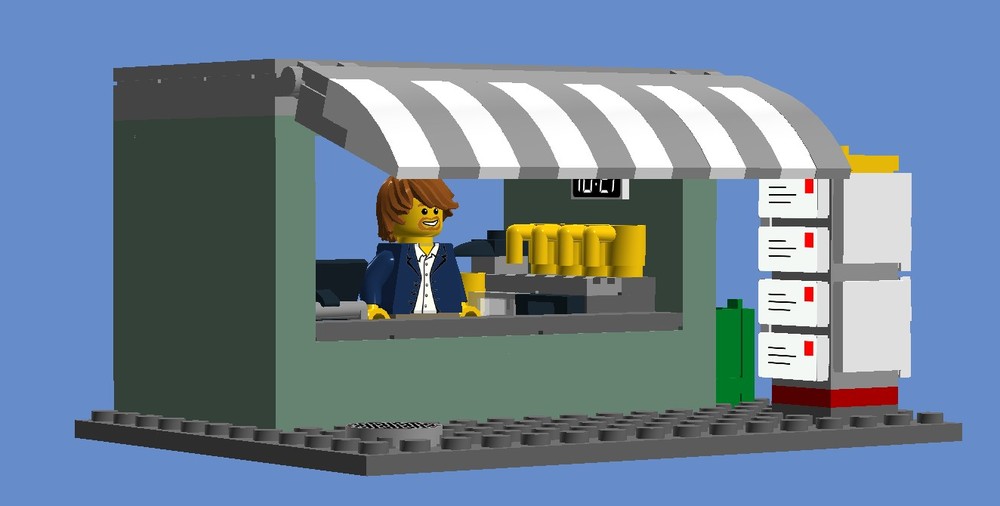 LEGO MOC Kiosk by findetkeinennamen | Rebrickable - Build with LEGO