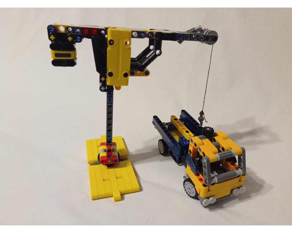 Lego Moc Crane 42122 Alternative By Alexgam Rebrickable Build With Lego