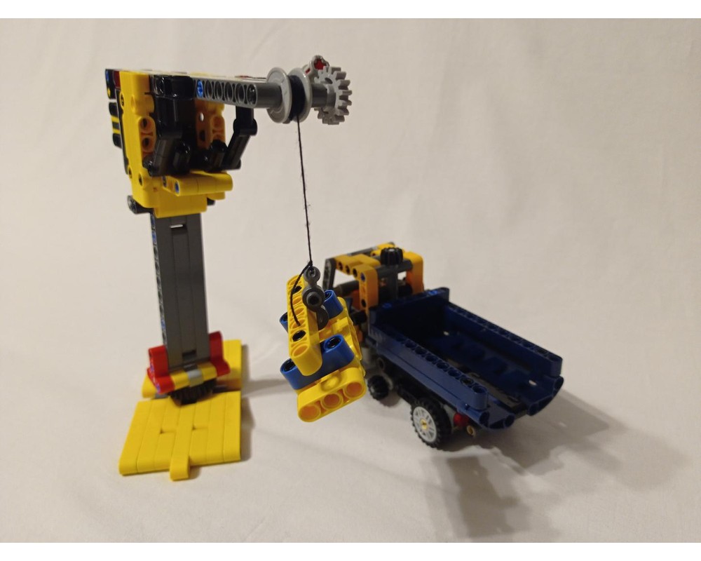 Lego Moc Crane 42122 Alternative By Alexgam Rebrickable Build With Lego
