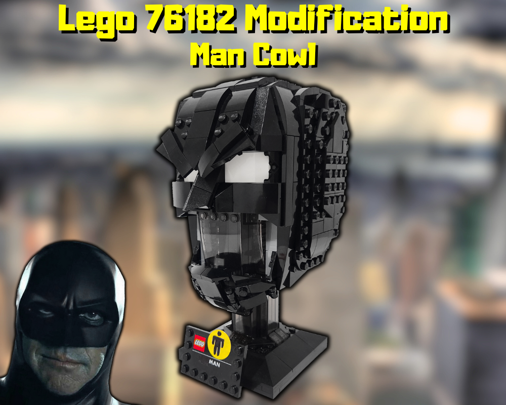 Lego Moc Man Cowl By Noob Builds Lego Rebrickable Build With Lego