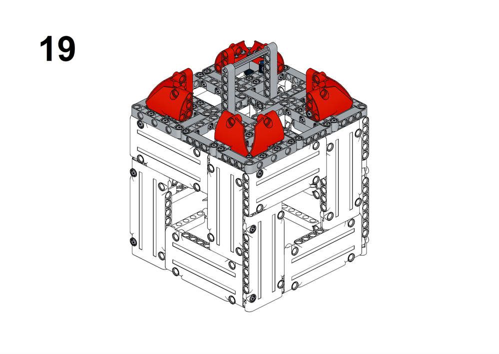 LEGO MOC lifting cubes for Liebherr crane LR 13000 #42146 by martyn ...
