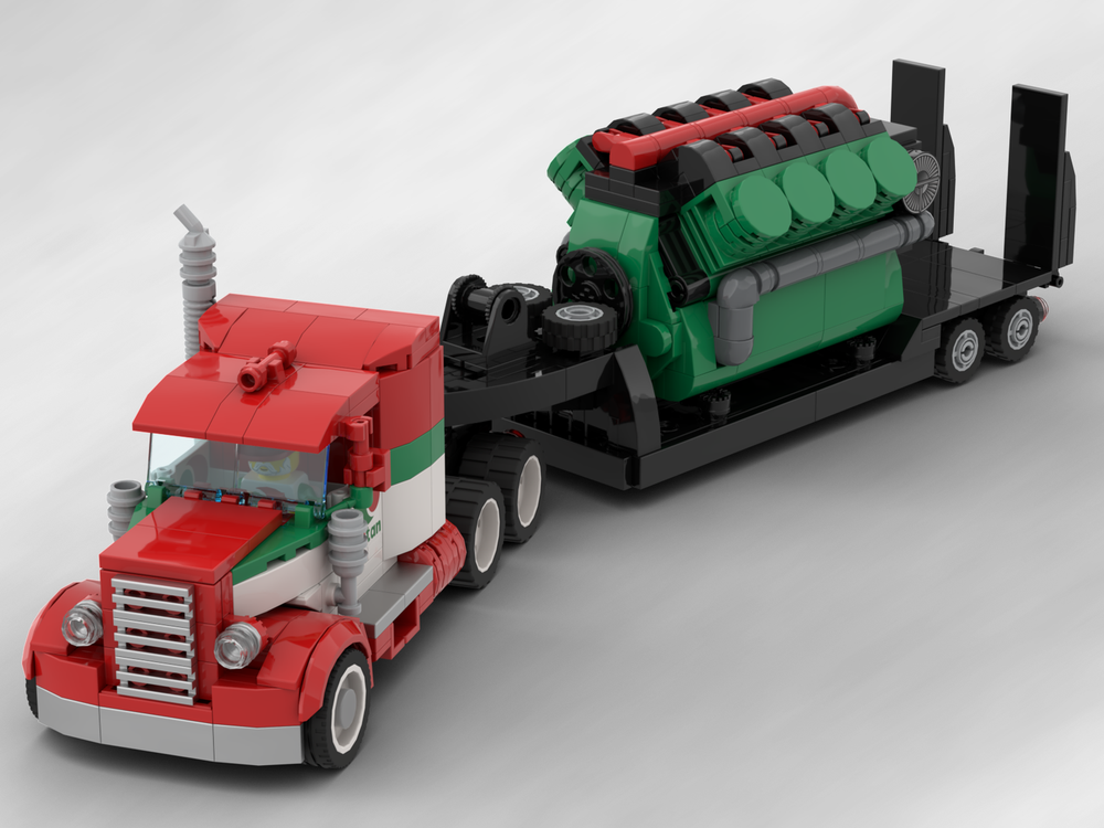 Lego Moc Octan Tractor Cab By Dongeraldo Rebrickable Build With Lego