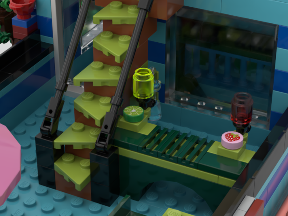 LEGO MOC Surf Shop&Cafe by przemoe | Rebrickable - Build with LEGO