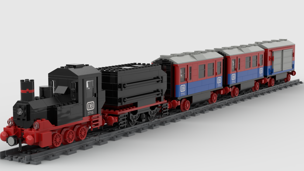 LEGO MOC Mail Wagon for 7715 by P3rlE | Rebrickable - Build with LEGO