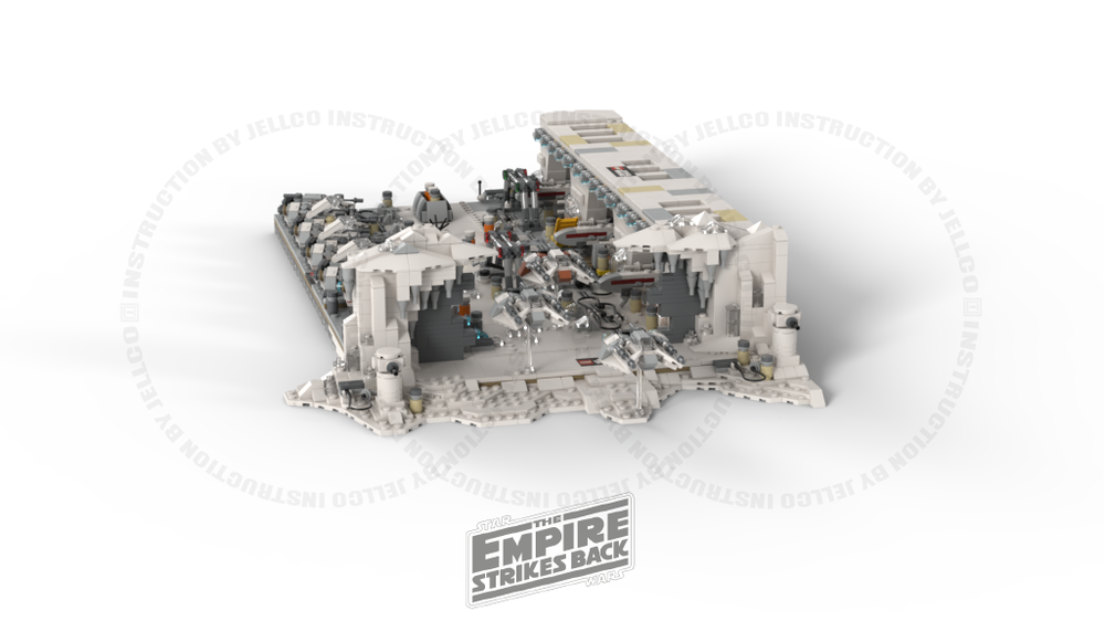 Lego Moc Micro Diorama Echo Base Part Iii Gate By Jellco