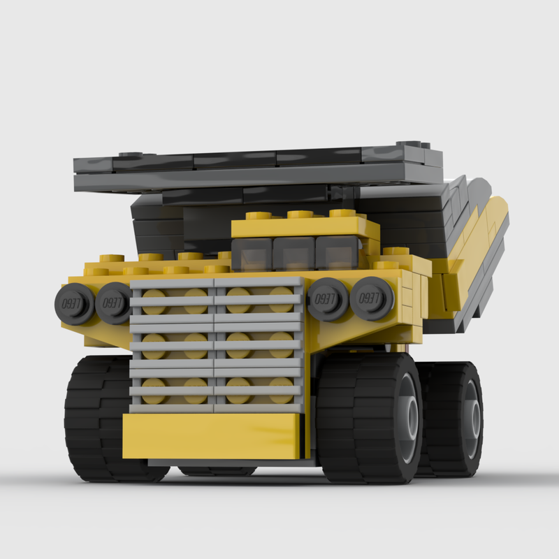 LEGO MOC Yellow Mining Dump Truck by Welsh Dynasty Builds | Rebrickable ...