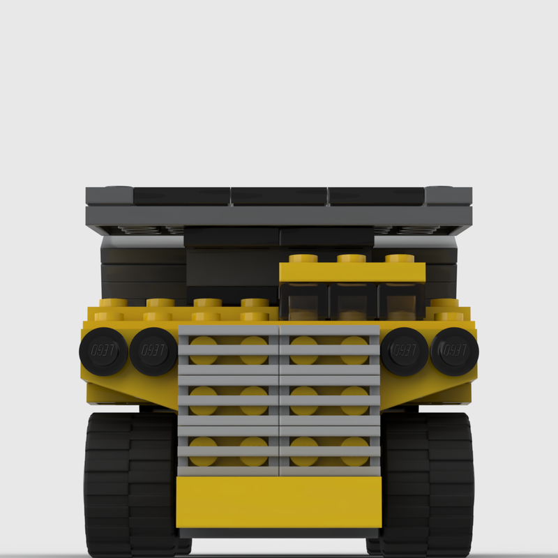 LEGO MOC Yellow Mining Dump Truck by Welsh Dynasty Builds | Rebrickable ...