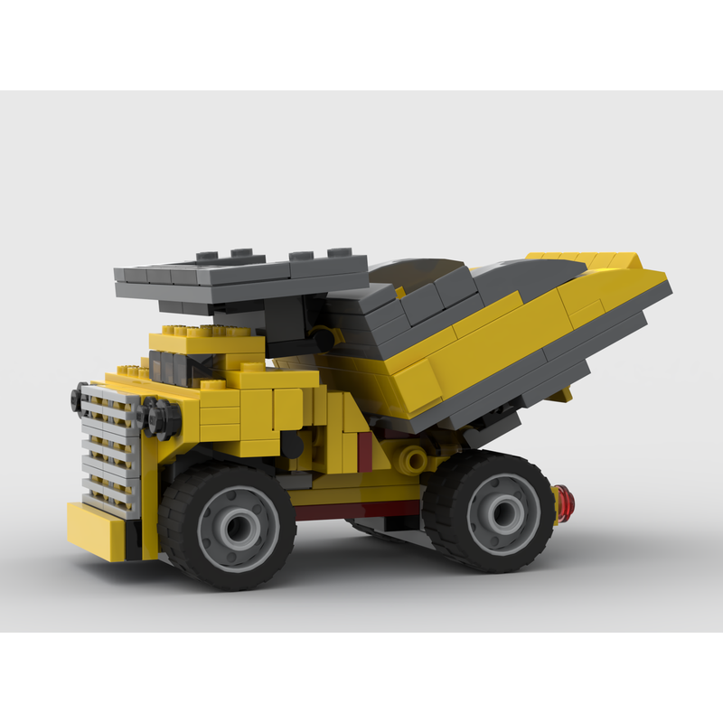 LEGO MOC Yellow Mining Dump Truck by Welsh Dynasty Builds | Rebrickable ...