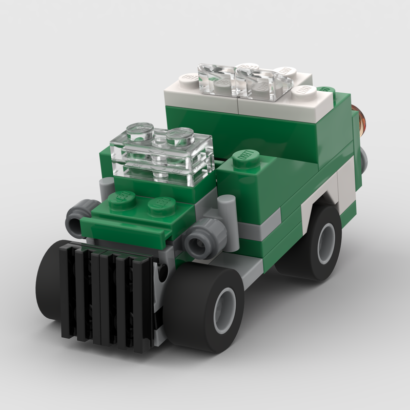 LEGO MOC Miniature Hot Rod by Welsh Dynasty Builds | Rebrickable ...