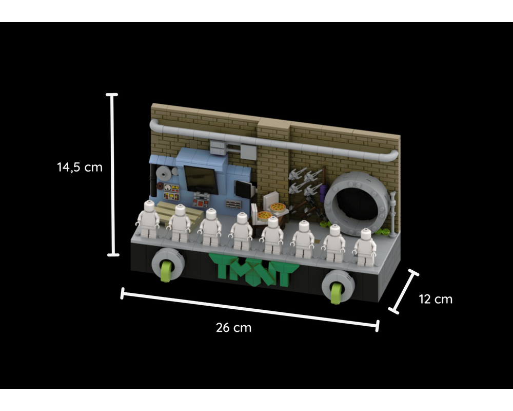 LEGO MOC TMNT - Minifigures Display Stand by freddiebricks-mocs ...