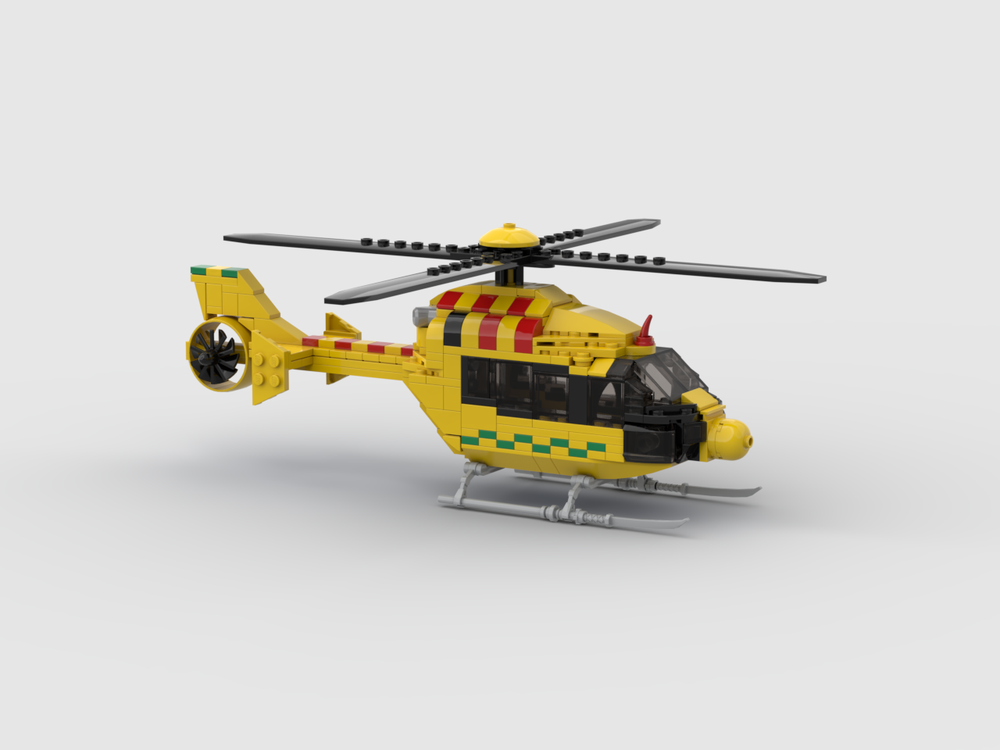 LEGO MOC Danish medical helicopter by Mrlangejan | Rebrickable - Build ...