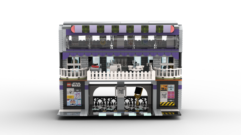 LEGO MOC-161997 Cinema Restaurant PartyChino by Teki | Rebrickable ...